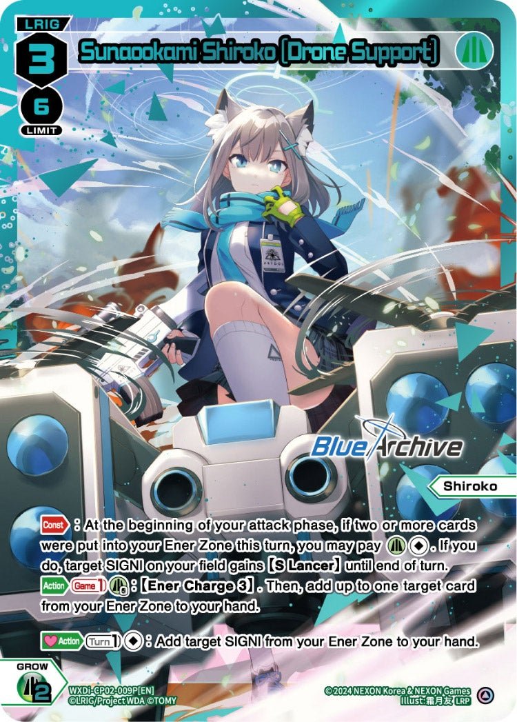 WXDi-CP02-009P[EN] Sunaookami Shiroko [Drone Support] – CardGrove