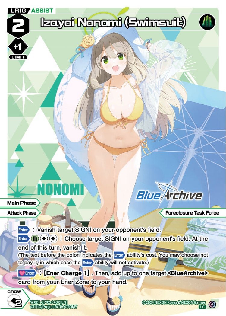 WXDi-CP02-043P[EN] Izayoi Nonomi (Swimsuit) – CardGrove